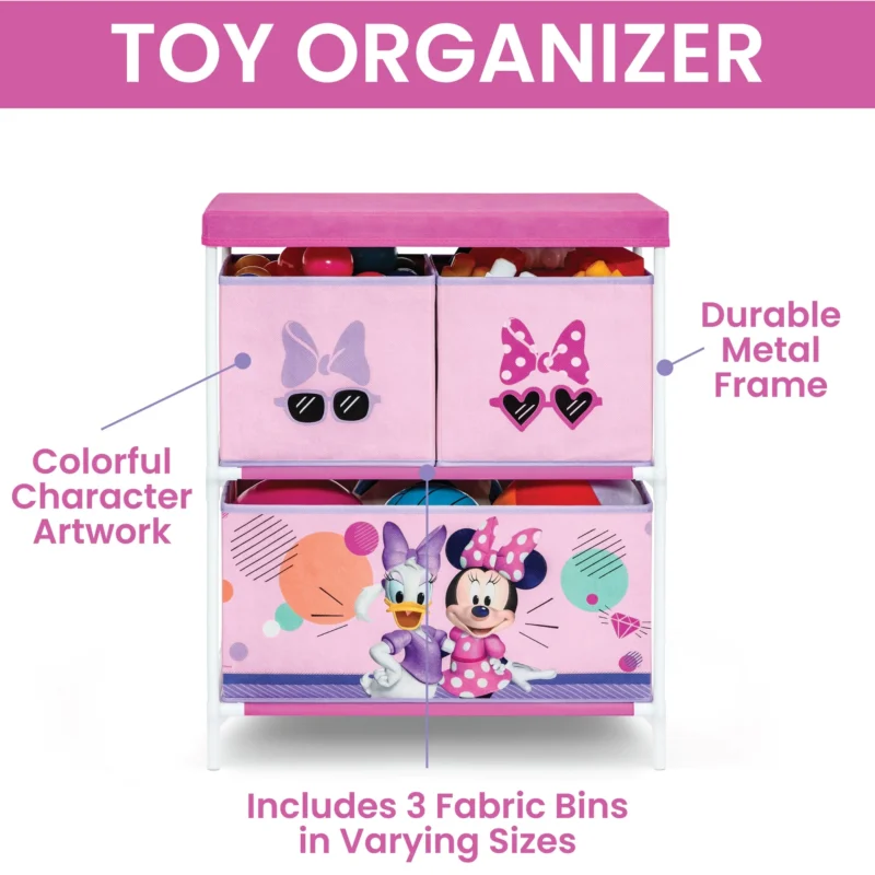 Escritorio Pupitre Juguetero Colchón Y Cama Infantil Minnie Color Rosa ...